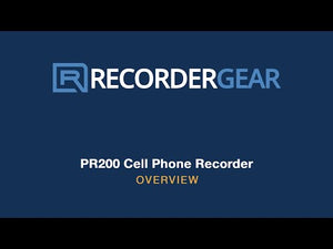 PR200 Cell Phone Call Recorder - Bluetooth iPhone & Android Recording ...